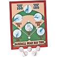 Amazon.com: Baseball Bean Bag Toss Game - Wood Game Board with 5 Bean ...