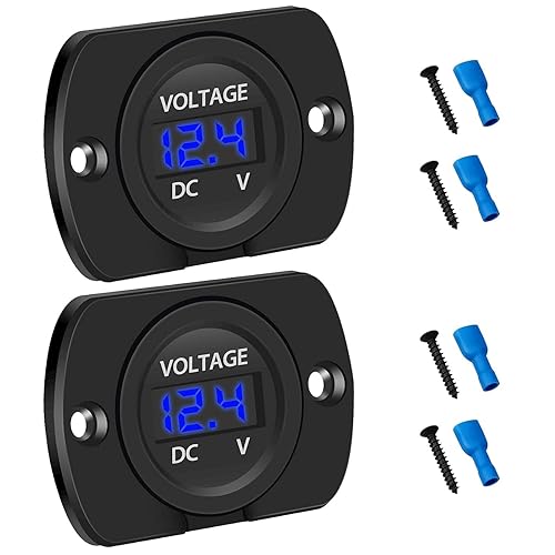 Linkstyle DC Volt Meter 12V, Battery Voltage Gauge 12V, Digital Voltage ...