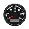 Geloo 85MM Marine Tachometer Gauge 3000RPM Boat RPM Tachometer Outboard ...