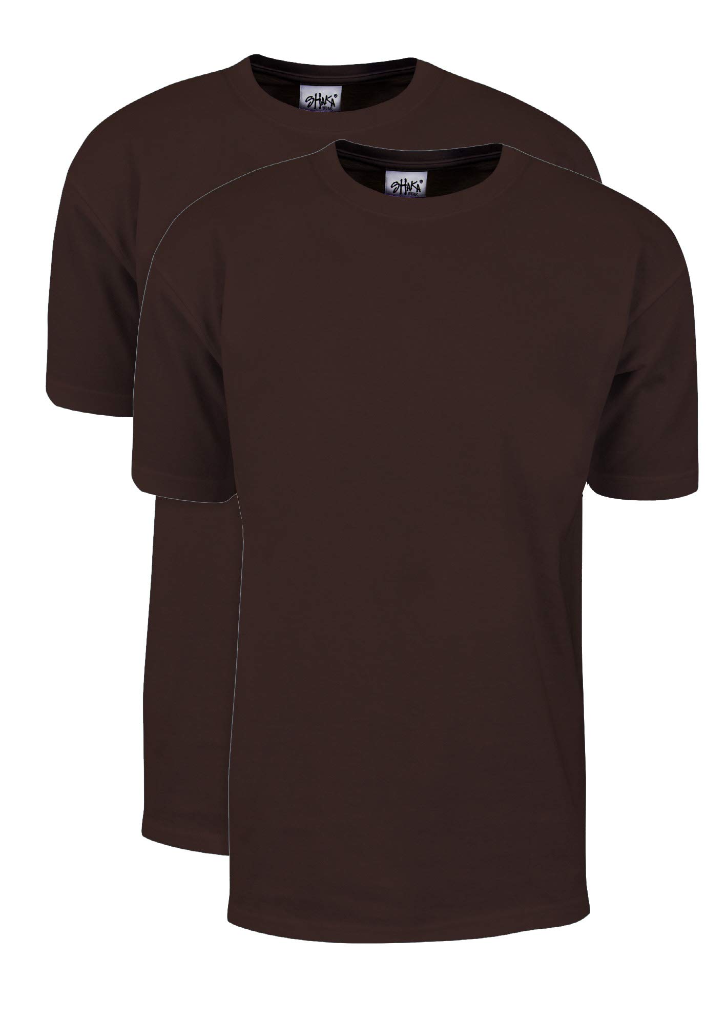 Shaka Wear Men's T Shirt – 2 Pack 7 oz Max Heavyweight Cotton Short ...