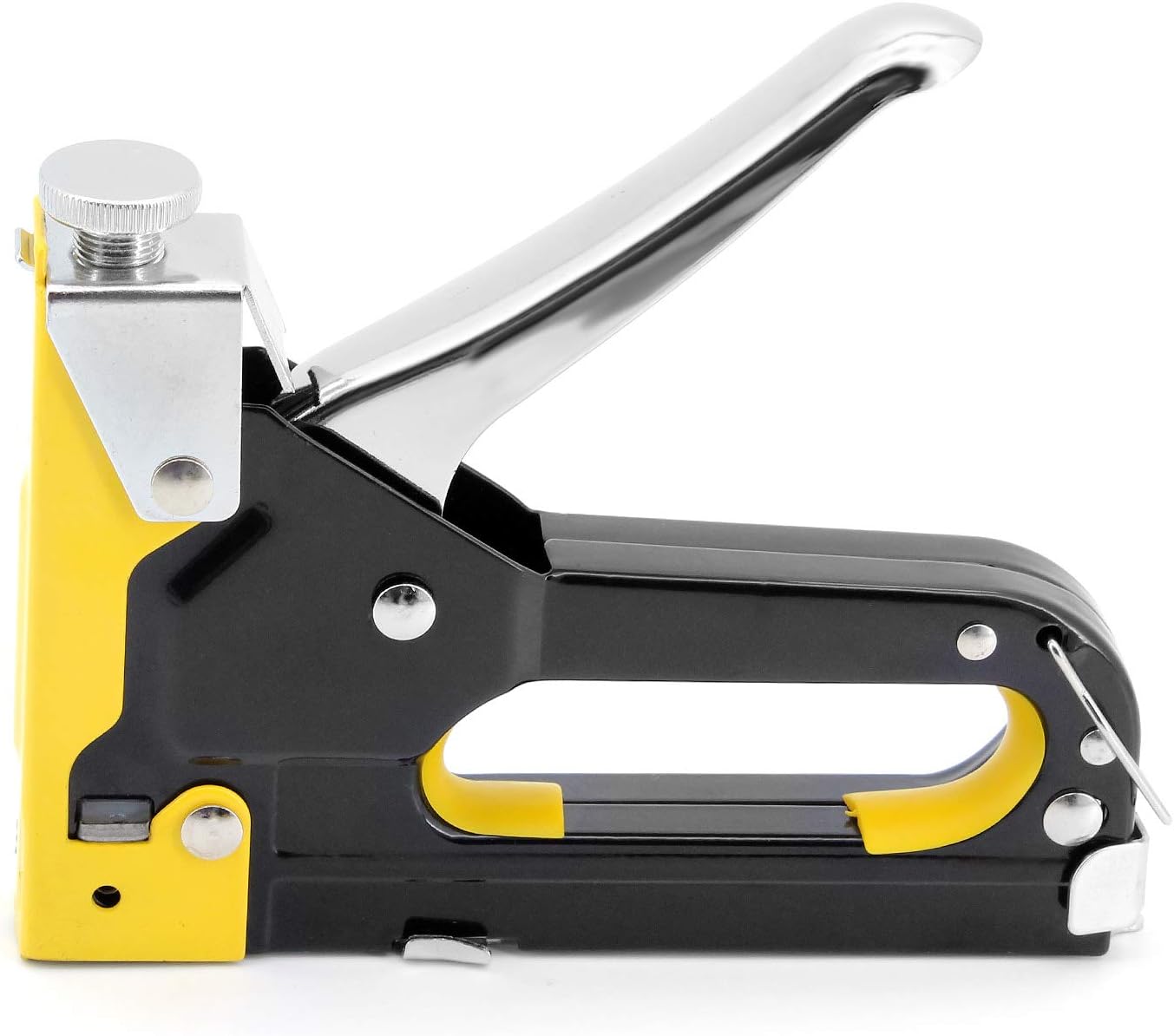 Yuhtech Staple Gun Kit, 3 in 1 Tacker Gun Manual Nail Gun with Staple ...