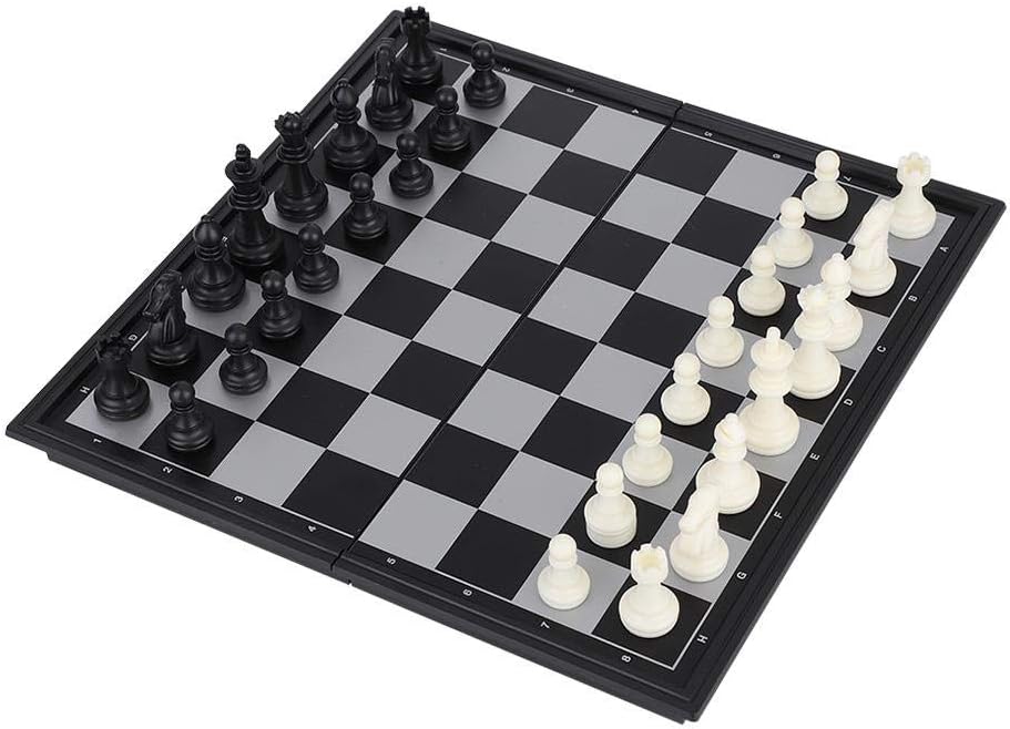 Keenso Chess Folding Magnetic Chess 3 in 1 Checkers Backgammon – BigaMart