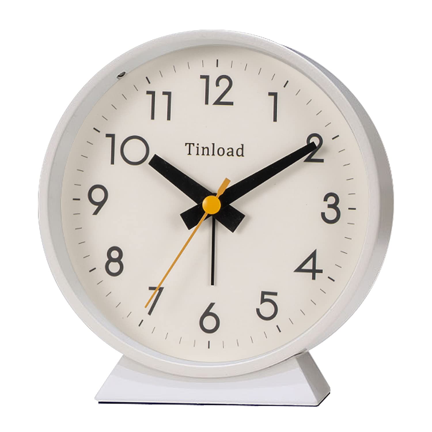 Tinload 4.5" Battery Operated Antique Retro Analog Alarm Clock, Small ...