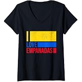 Amazon.com: I Love Empanadas Colombia Flag Retro Vintage Colombian ...