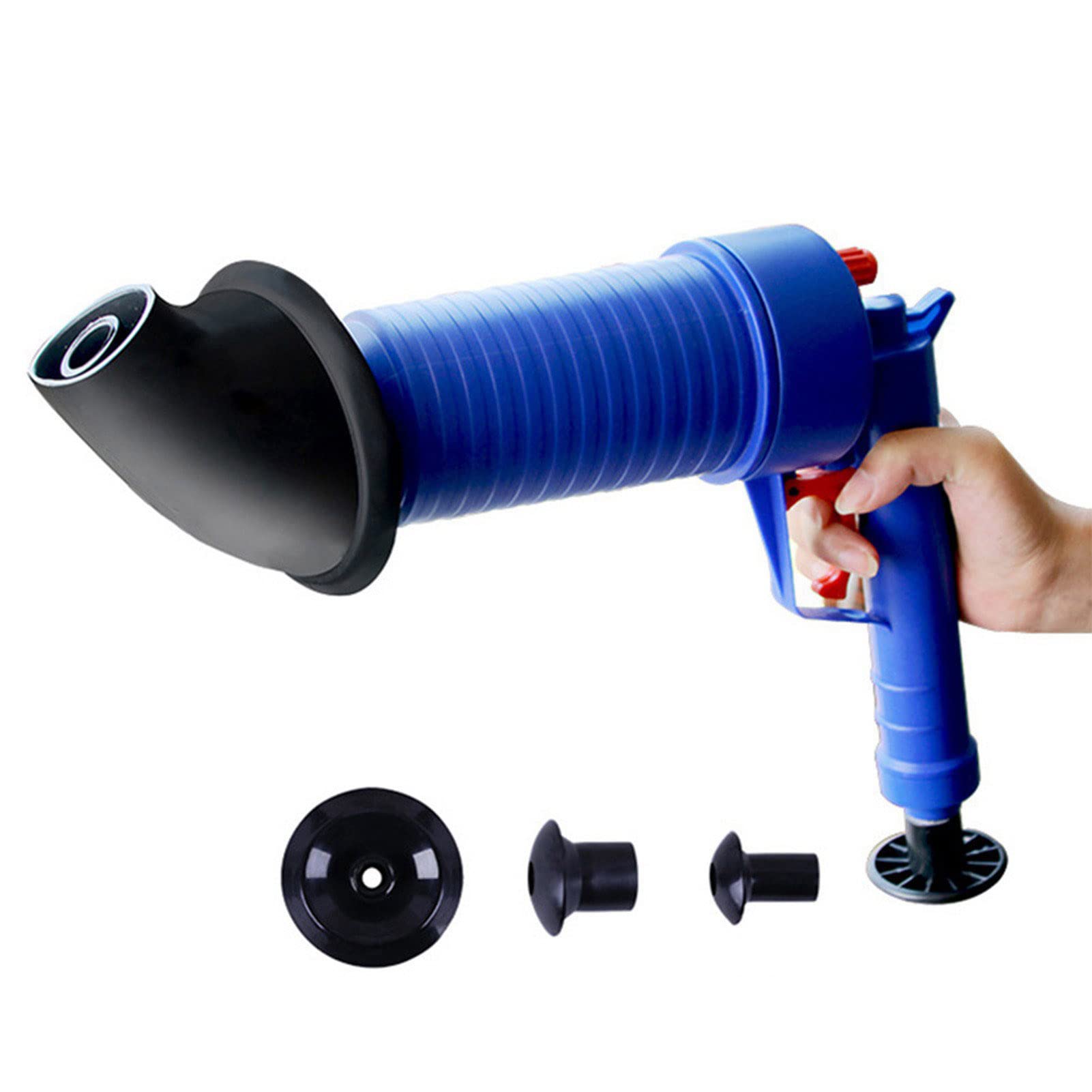 Mua Toilet Plunger, Air Drain Unclog Gun with 4 Different Sucker Heads ...