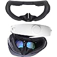 Amazon.com: VR Face Pad for PlayStation VR2, Breathable Holes Leather ...