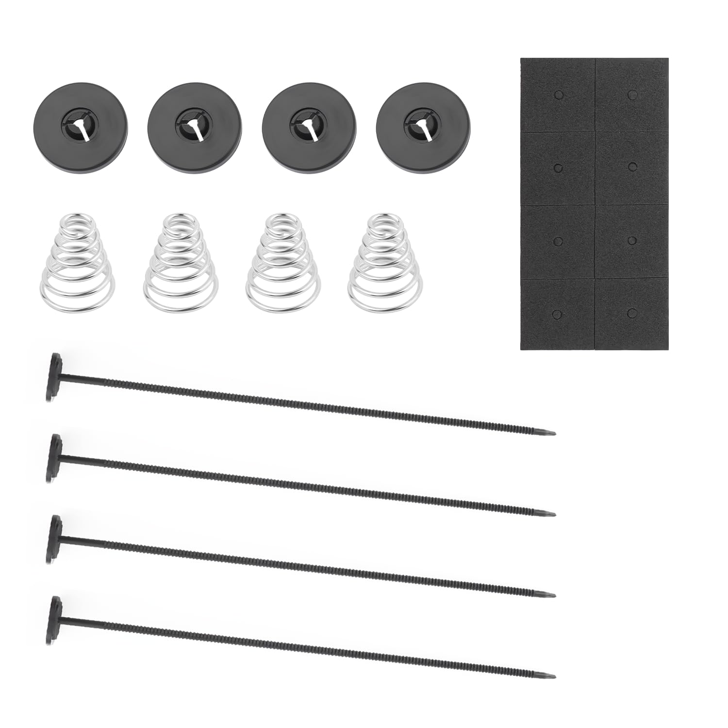 Mua Electric Fan Mounting Kit,Radiator Fan Zip Ties with Snaps,Springs ...