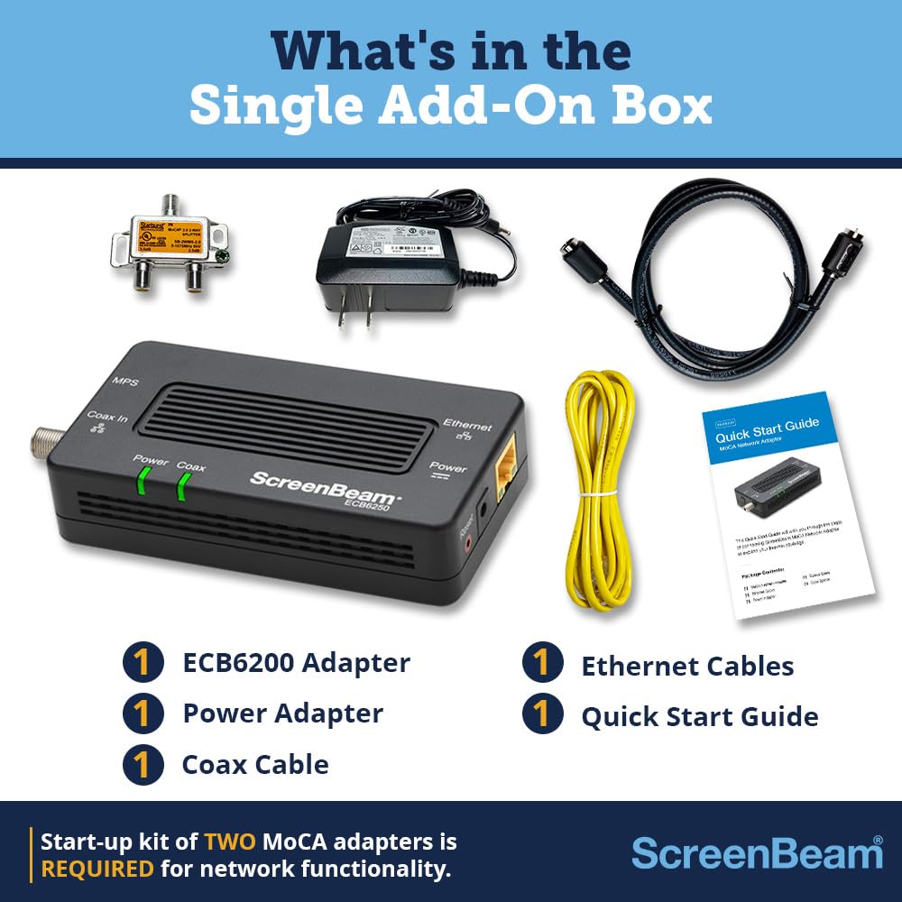 Mua ScreenBeam Bonded MoCA 2.0 Network Adapter for High Speed Internet ...