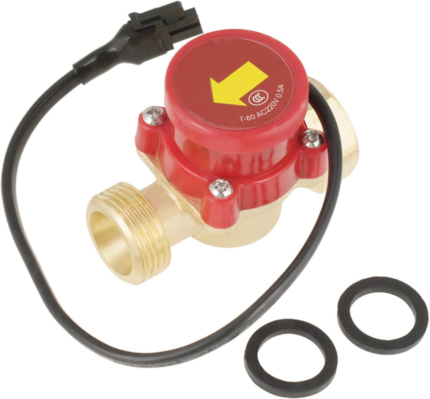 220V 0.5A Water Pump Flow Sensor HT-60 G3/4″-3/4″ Thread Water Pump ...