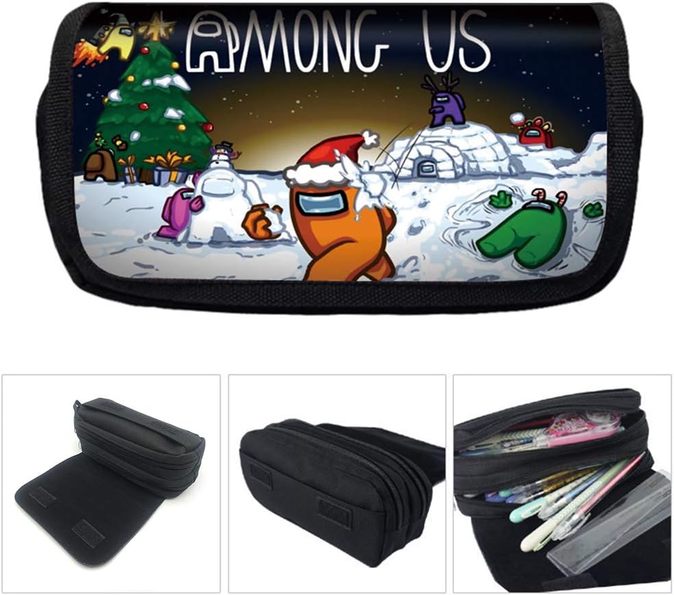 Among Us Pencil Case, NALCY Large Capacity Pencil Case, Cartoon Game ...