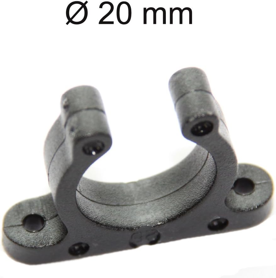 Federklemme einfach Ø 20 mm schwarz: Amazon.de: Sport & Freizeit