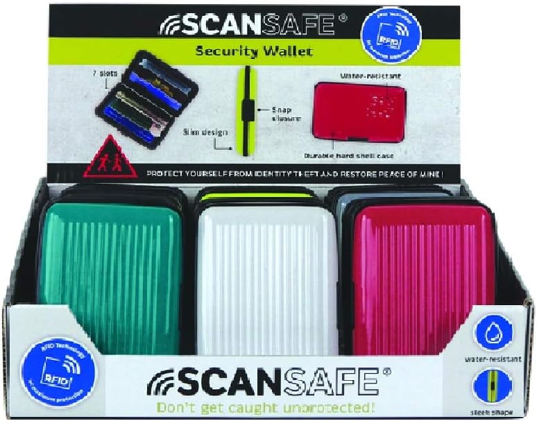 Amazon.com: ScanSafe SAFETY AND SECURITY Security Wallet Aluminum 24 pk ...