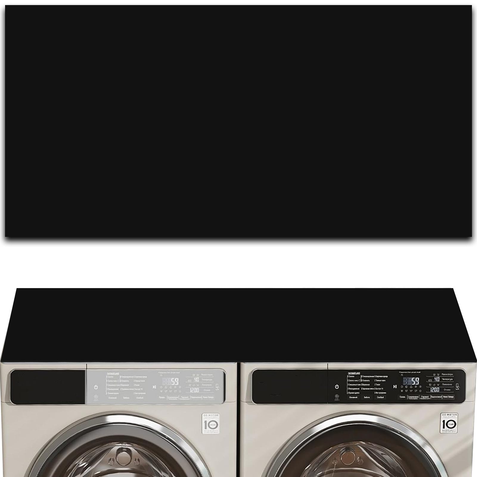54'' x 27'' Washer and Dryer Covers for the Top, Non-Slip Washing ...