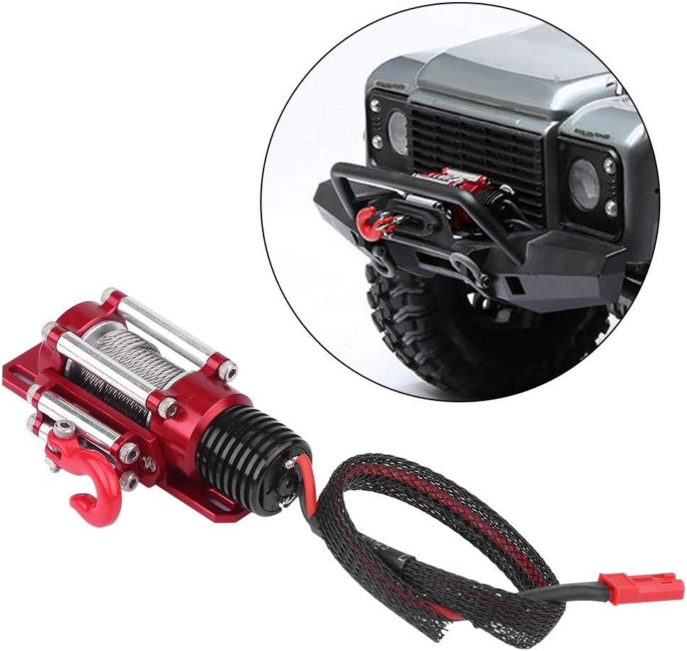 Victool RC Car Winch, 1/10 Scale RC Model Vehicle Crawler Car Accessory ...