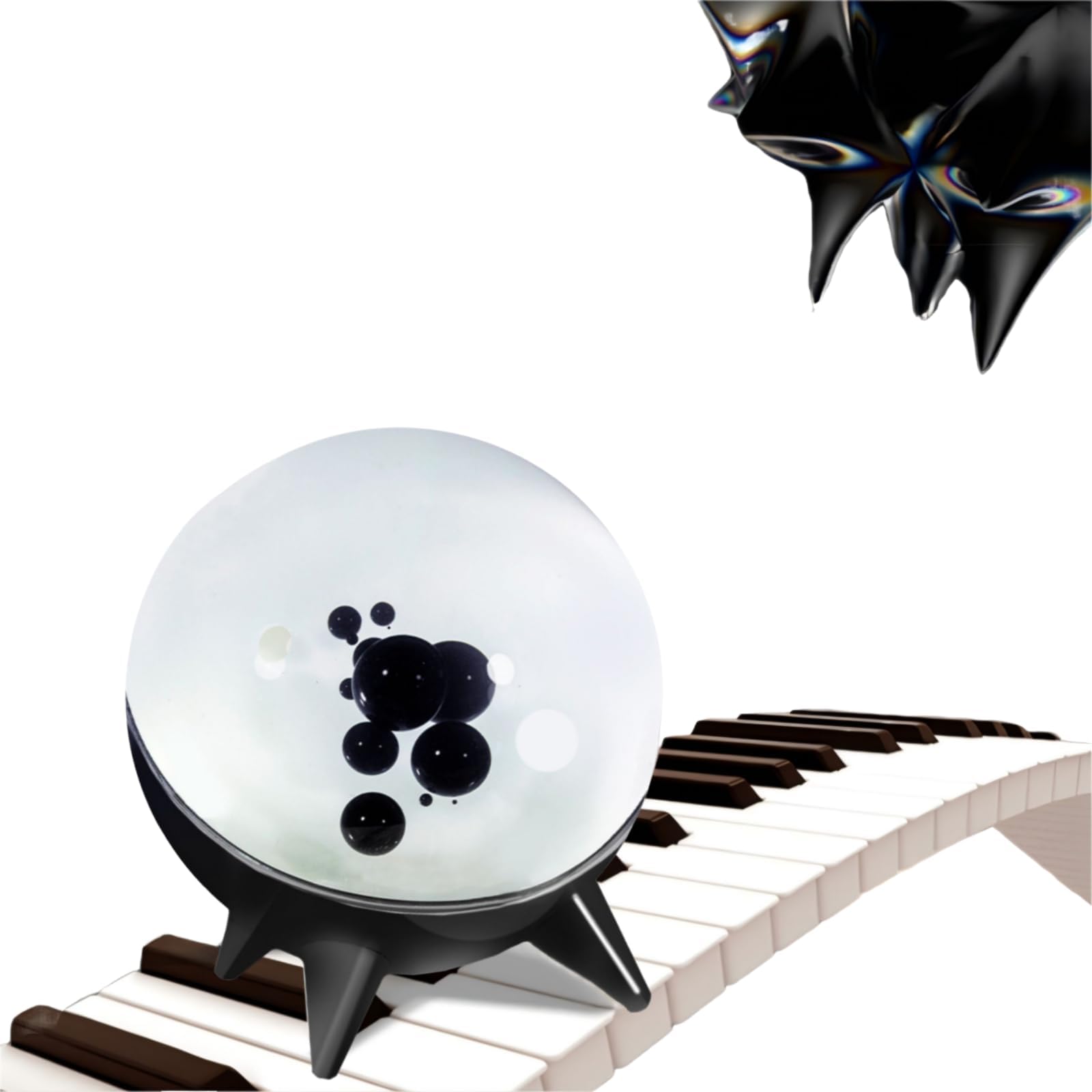 HusonoLife Ferrofluid Speaker Music Mate, Dancing Ferrofluid Sound ...