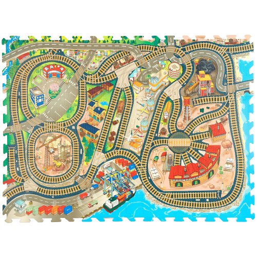 toys r us Imaginarium Deluxe Train Foam Playmat
