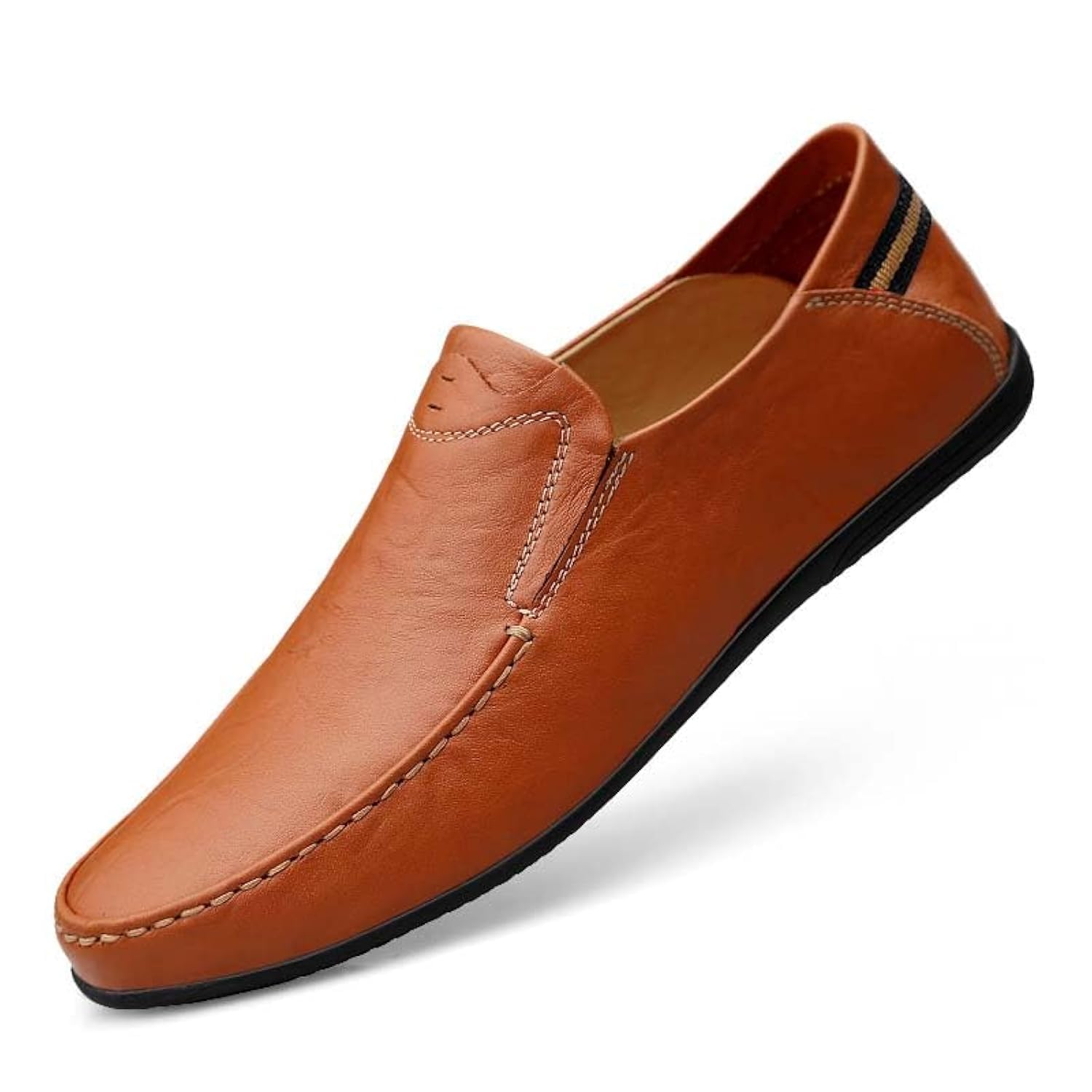 LUODENGLANG Loafer Premium Genuine Leather Men's Casual Shoes Slip On Mens Driving Penny Loafers ...