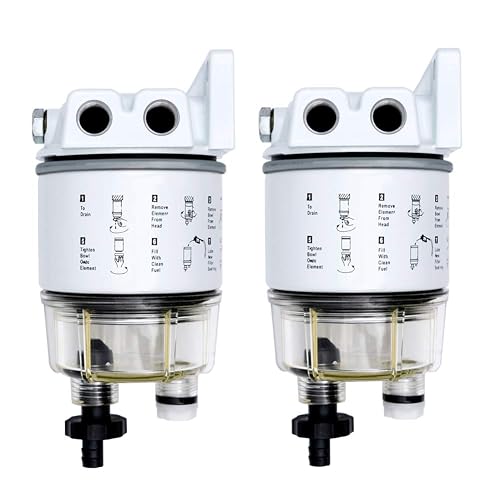 Ebely R12T Marine Fuel Filter/Water Separator Spin-On Racor 3/8 Fuel ...