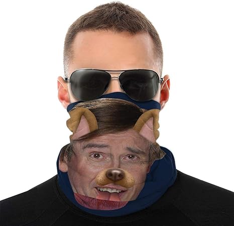 Teemoo Alan Partridge Dog Snapchat Filter Variety Head Scarf Face Mask ...
