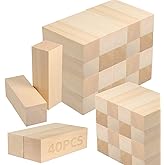 Amazon.com: RHBLME 12 PCS Basswood Carving Blocks, 4" x 4" x 1 ...