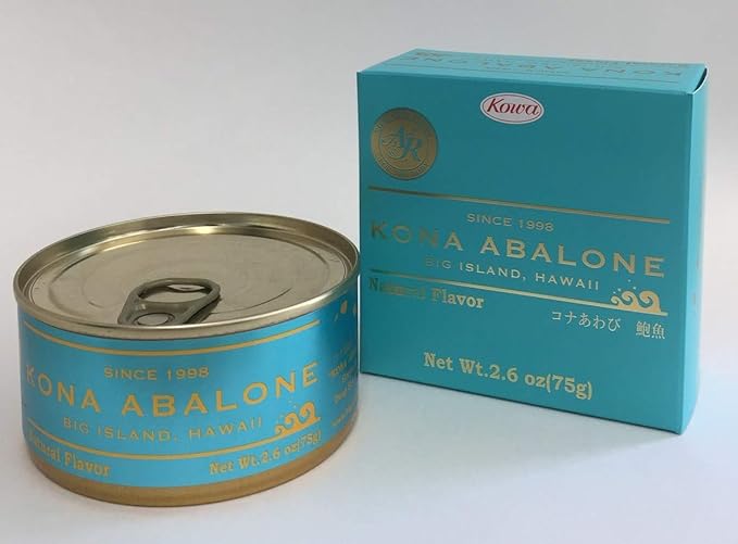 Amazon.com : Kona Abalone Canned Ezo Abalone Natural Flavor Large Can ...