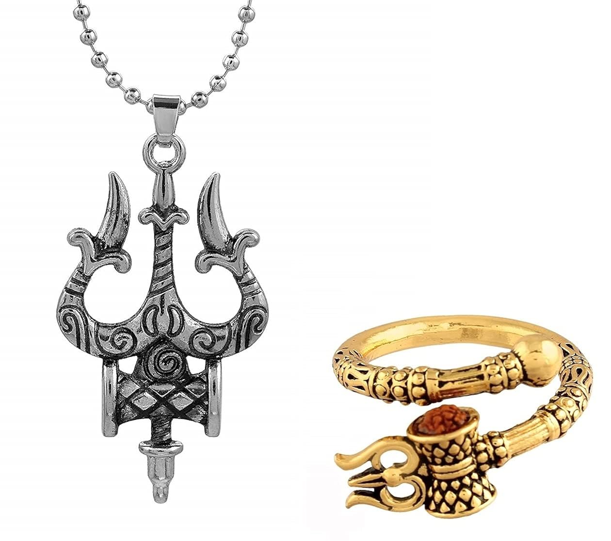 Buy De-Ultimate CMB7143 Combo Of Adjustable Stylish Trending Lord Shiva ...