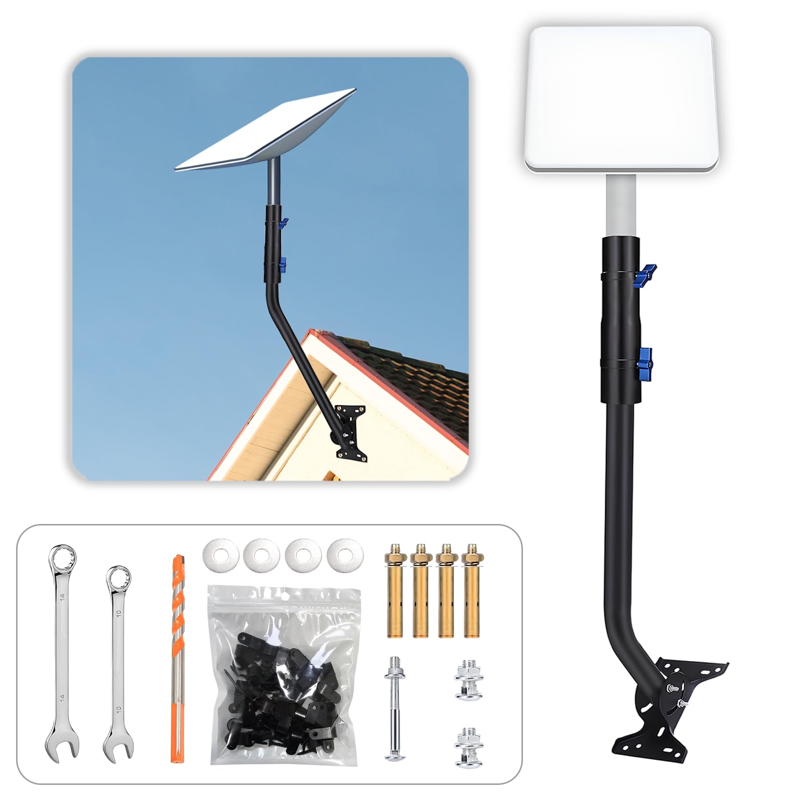 Mua Adjustable Starlink Long Wall Mount, Heavy Duty Starlink Mounting ...