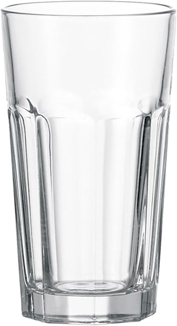 Leonardo Rock Long Drink Glass XL, Cocktail Glass, Cup, Clear Glass ...
