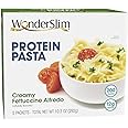 Amazon.com : WonderSlim Protein Pasta, Creamy Fettuccini Alfredo, 12g ...