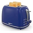 Amazon.com: Toaster 2 Slice Keenstone Retro Stainless Steel Toaster ...