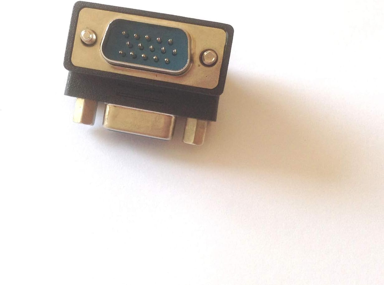 1x Computer Display Monitor VGA Adapter Right-Angle Elbow VGA 3+9 Line ...