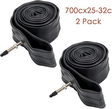 Amazon.com : Helonge 700c Bike Inner Tube, 700x25-32c Tire Bicycle ...
