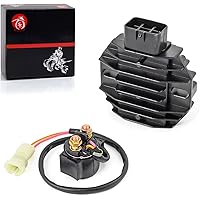 Amazon.com: Voltage Regulator Rectifier & Starter Relay Solenoid for ...