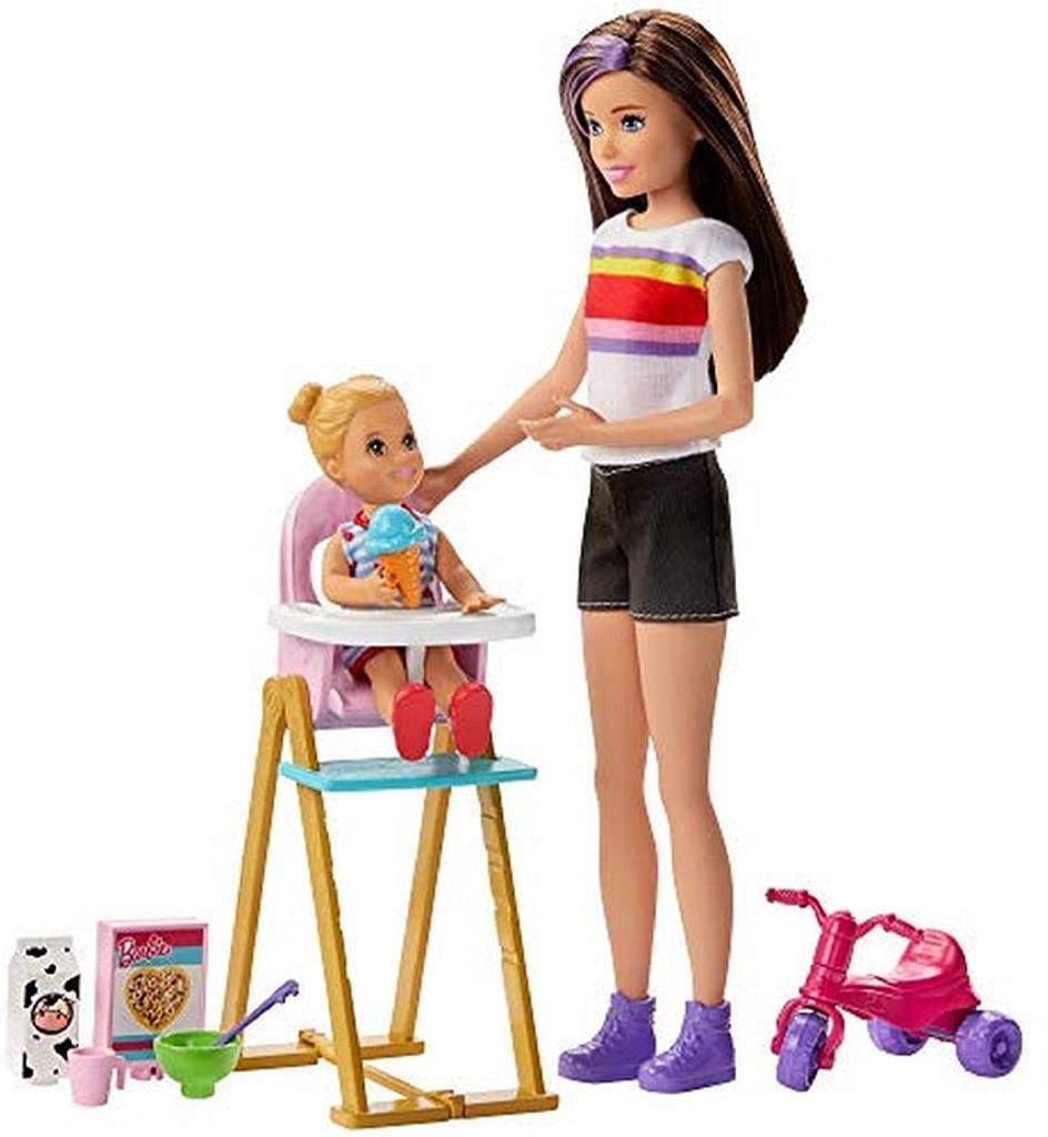 Barbie Skipper Babysitters Inc. Feeding Playset with Babysitting ...