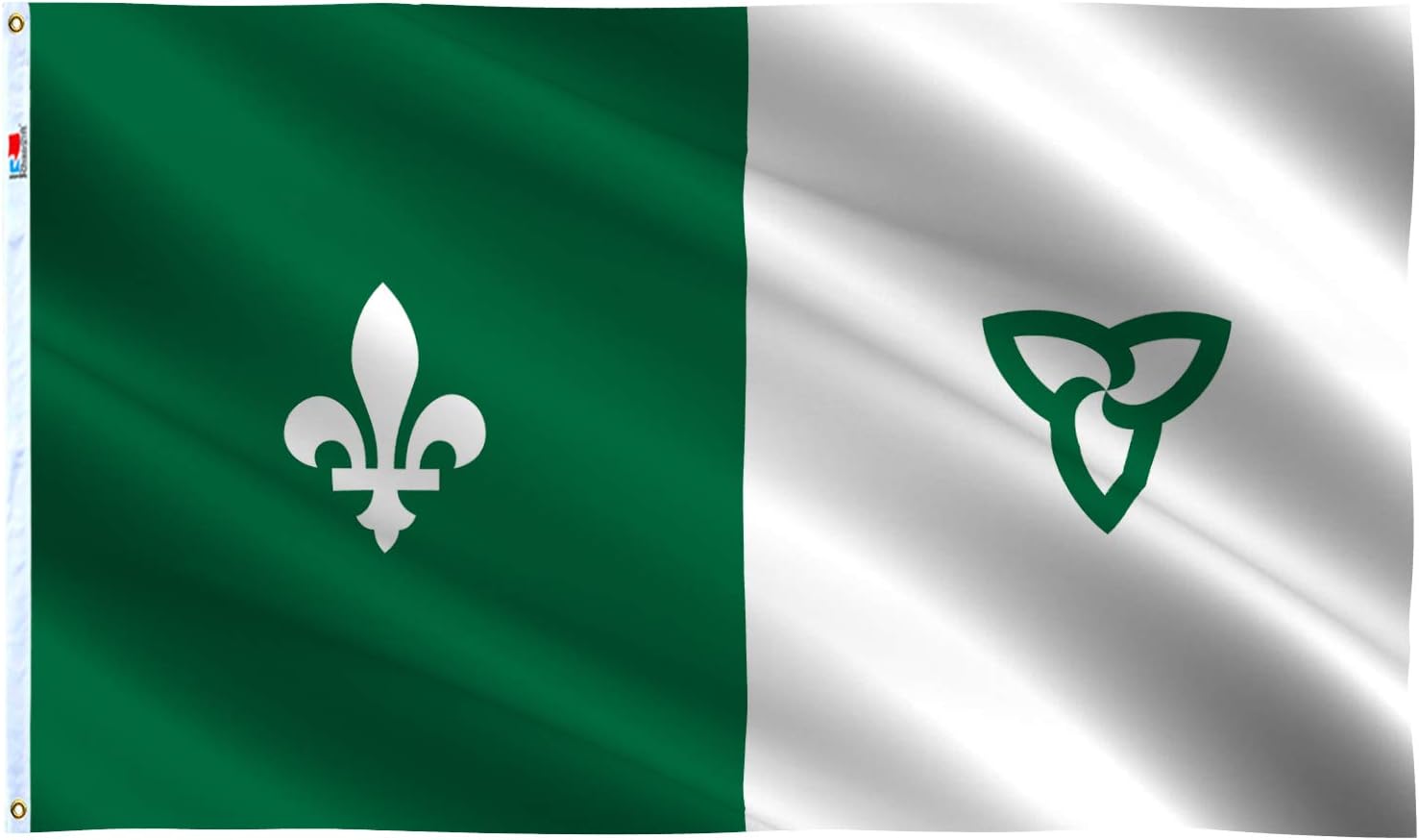 Franco - Ontario Flag 3 X 5 Ft,Canvas Header and Double Stitched ...