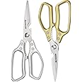 Amazon.com: Astercook Kitchen Scissors for Food, 2 Pack Kitchen Shears ...