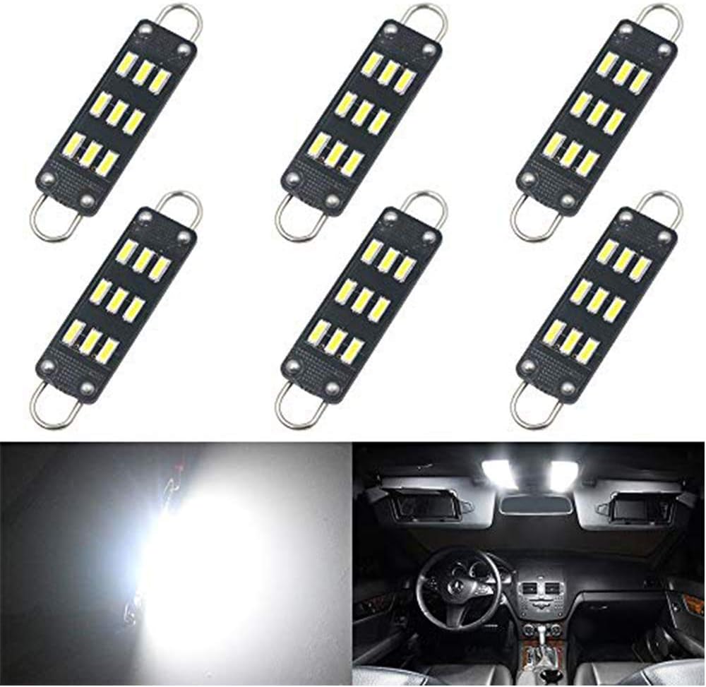 ALOPEE 6-Pack 44mm 561 562 RL4410 Festoon LED Bulb 3014 Extremely ...