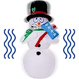 Amazon.com: Shivering Snowman - 6 Feet Tall - Shivers and Shakes: Home ...