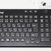 Amazon | ロジクール ワイヤレスキーボード K360r キーボード ワイヤレス 静音 無線 薄型 小型 テンキー付 Unifying 国内正規品 3年間無償保証 | Logicool ...