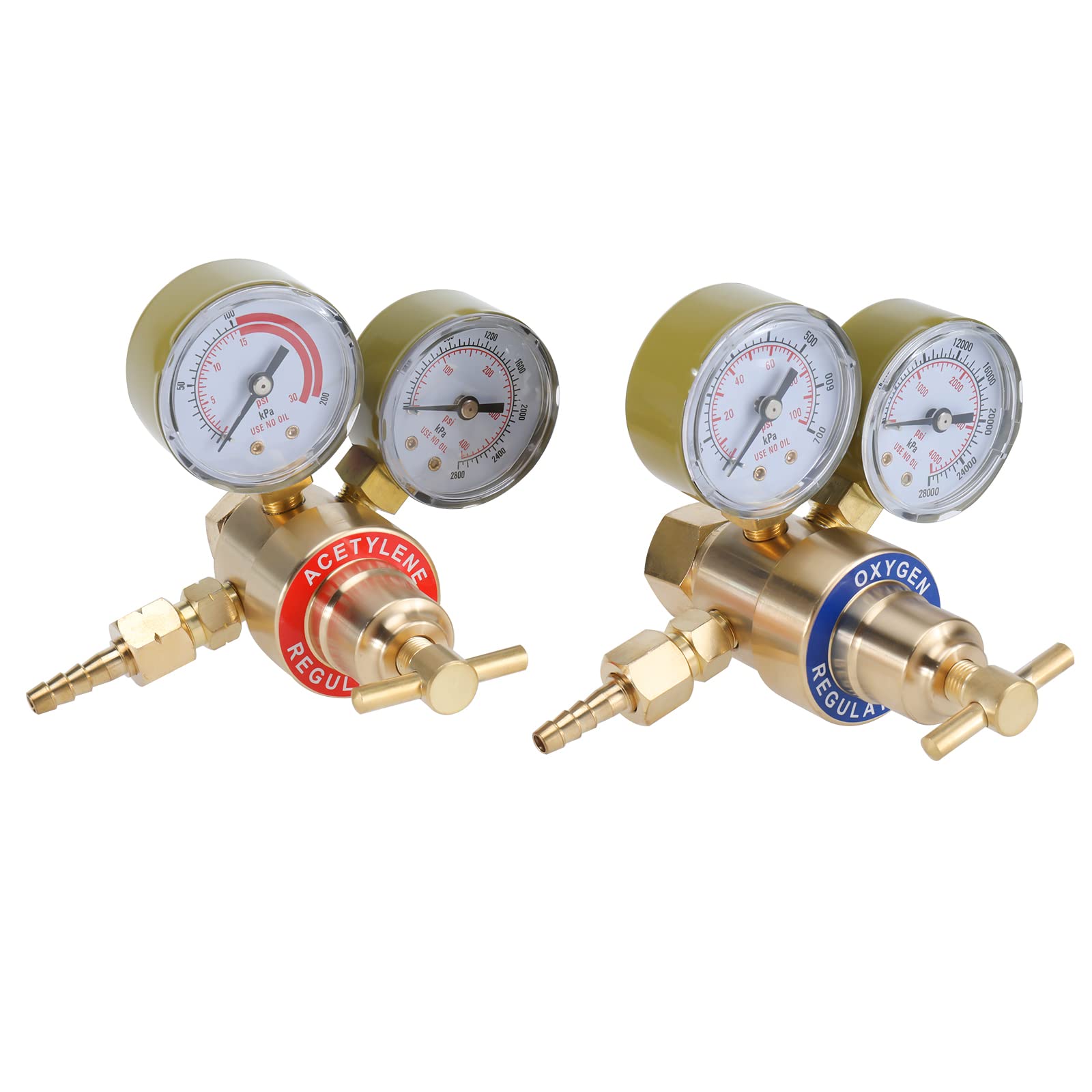 Mua YaeTek Oxygen and Acetylene Regulators with Dual Gauge, Acetylene ...