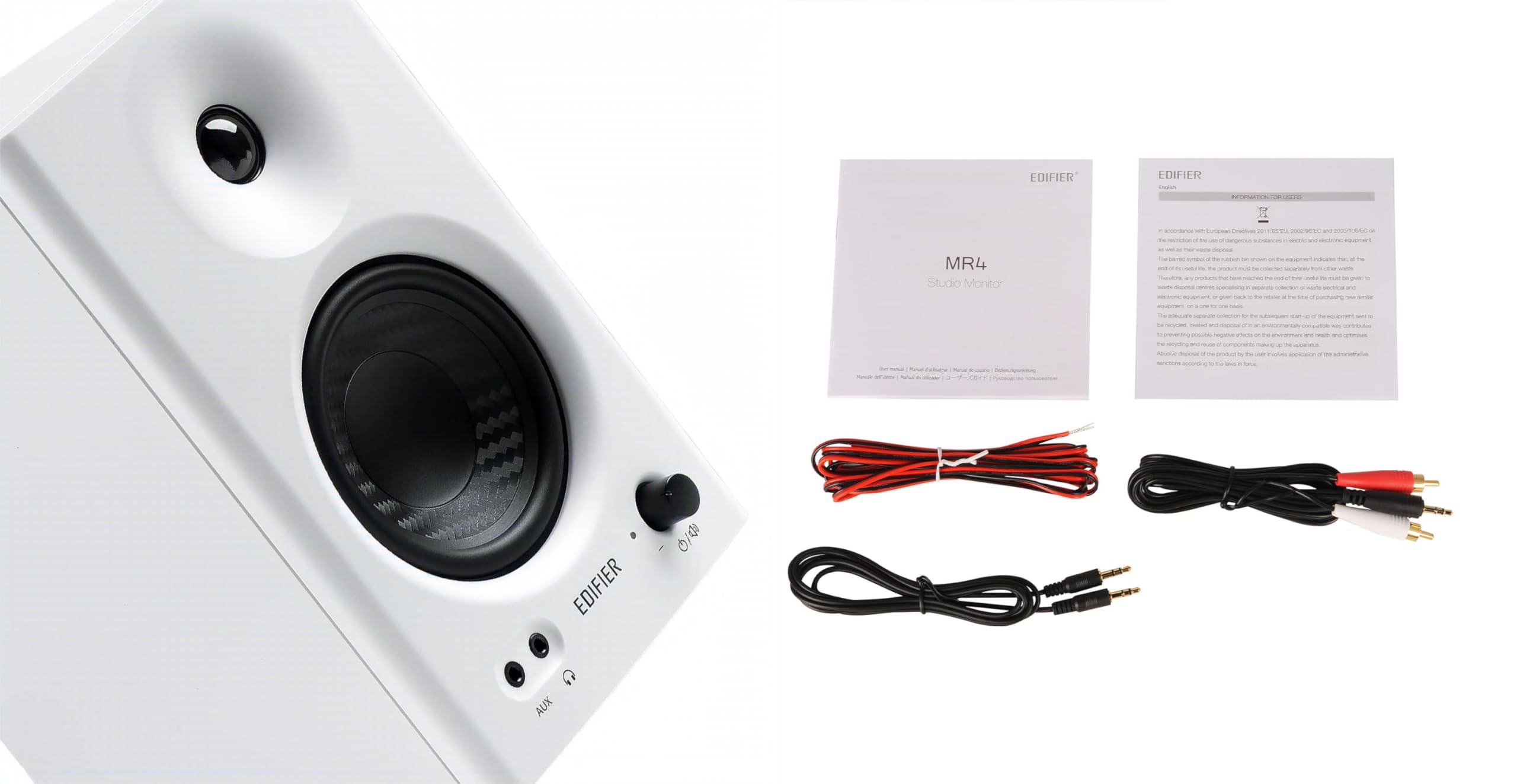 Mua Edifier MR4 42W PC Monitor Speaker for Studio/Composer/Music/Movie Watching, Built-in Wired ...