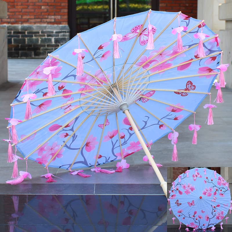FLAIGO Parasol Asian Japanese Chinese Oil Paper Umbrella Decorative ...