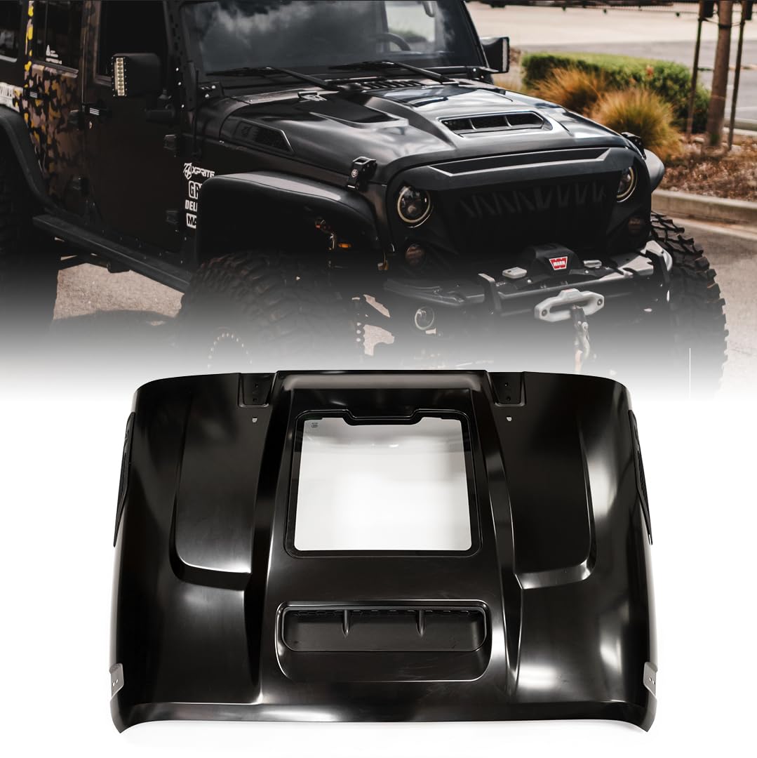 Xprite Heat Dispersion Steel Cowl Hood Vent - Functional Heat Extractor ...