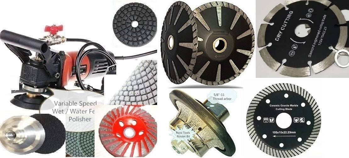 Wet Granite Marble Polisher Concrete Floor Grinder 1" Radius Bullnose ...