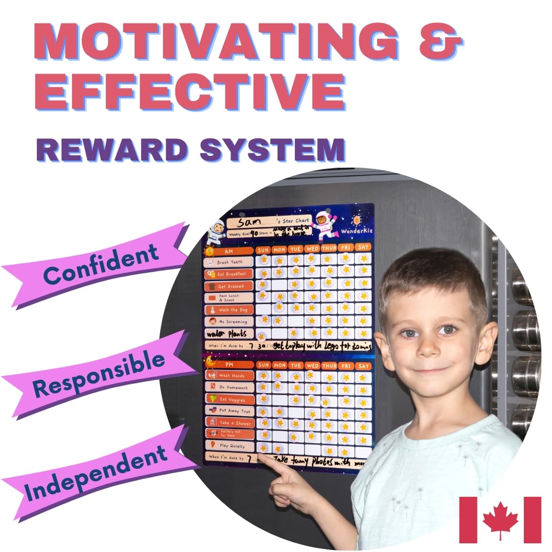 Mua Rewards Chart for Kids Behavior – Magnetic Chore Chart for ...