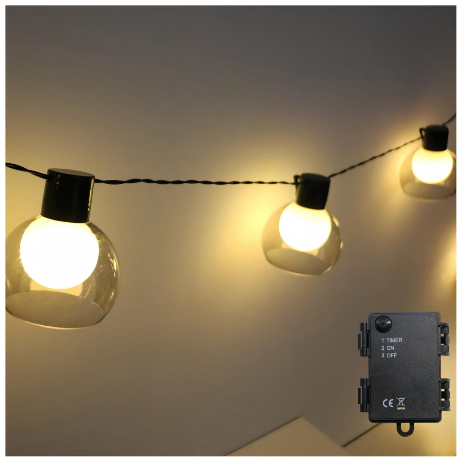 BAIRAYEN Battery Powered String Lights Indoor Outdoor Decorative ...