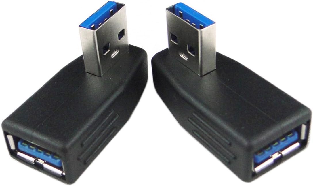 Generic USB 3.0 Vertikale männlich zu weiblich Adapter Winkel links und rechts Winkel Adapter ...