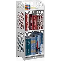 Amazon.com: Rerii Small Bookshelf, Bookcase for Small Spaces, 3 Tier 2 ...