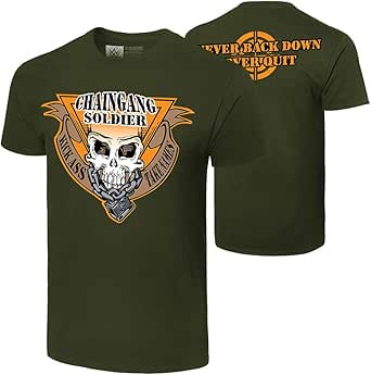 Amazon.com: WWE Authentic Wear John Cena Chain Gang Soldier Retro T ...