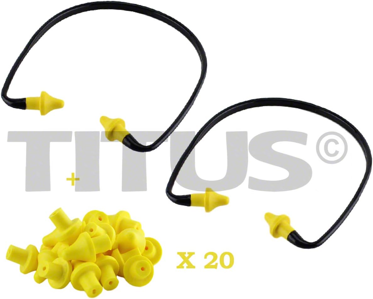 Amazon.com: Titus U-Band - Over Ear Reuseable Banded Ear Plugs (22 ...